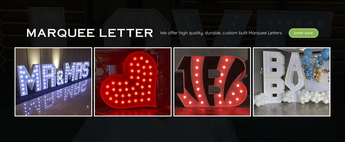 Custom Marquee Signs, Shapes, Symbols, Characters | Design Your Dream ...