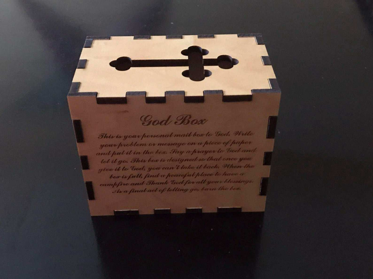 Wooden Prayer Box: Give It to God Prayer Box Crafted with Care – Worked ...
